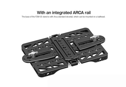 Leofoto FDM-05 Foldable Tac Table | Integrated Arca Rail | 1/4" and 3/ – Nedved Precision Shooting