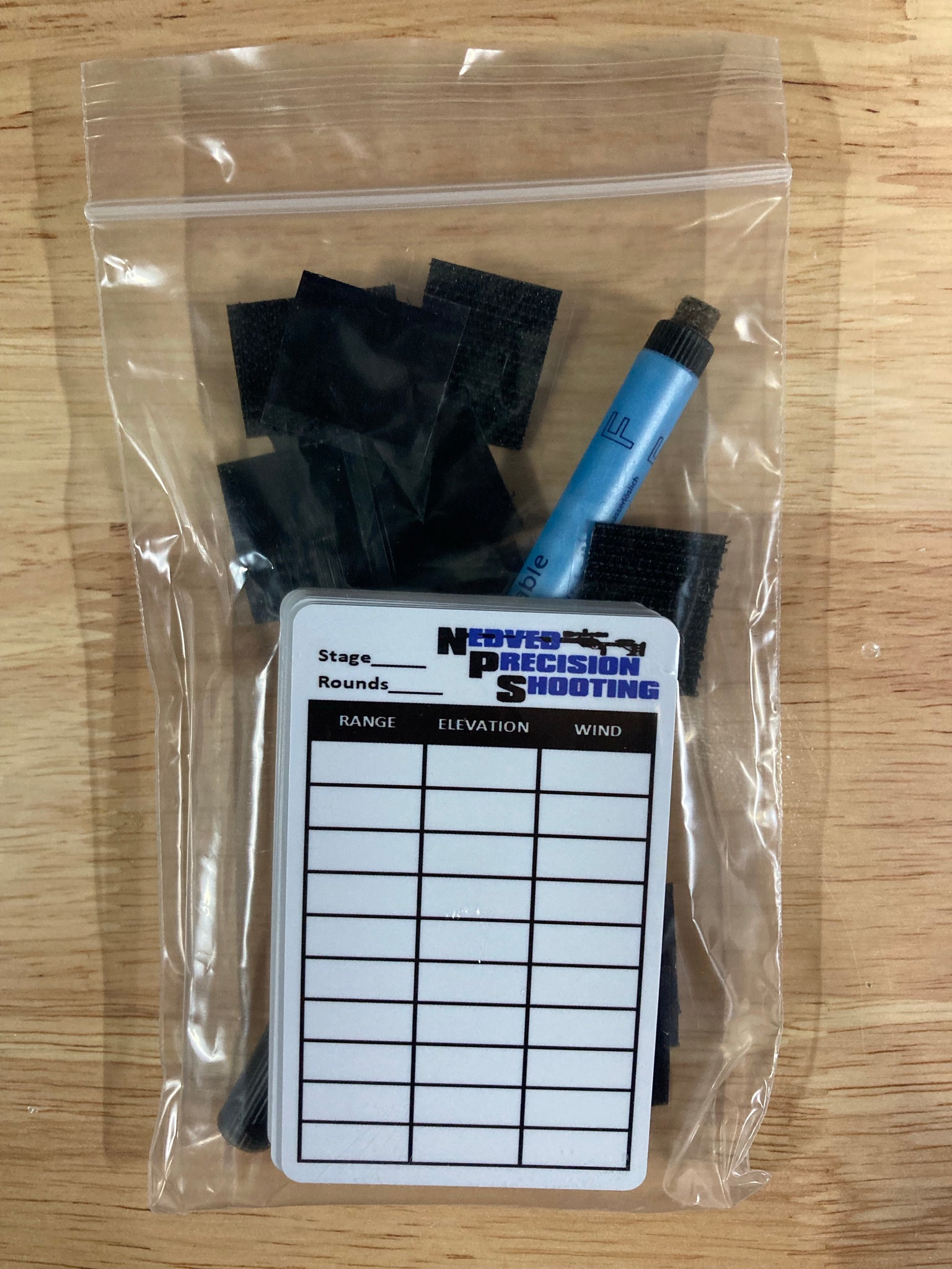 NPS DOPE Cards – Nedved Precision Shooting